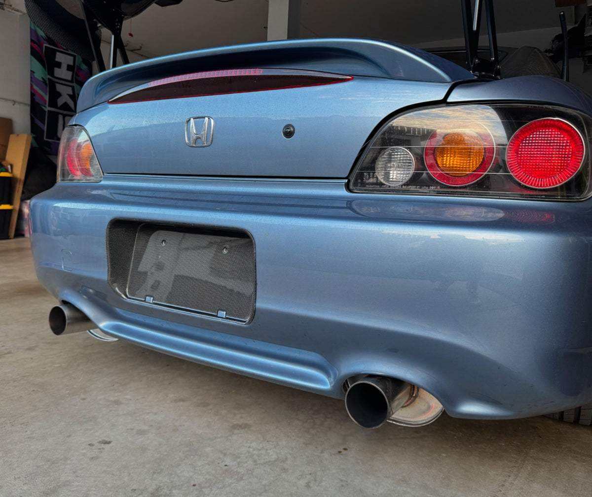 04-09 S2000 AP2- PCF License Plate Filler – CarbonPCF